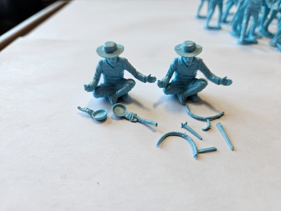 MARX Recast TV Western Character Rifleman 1/32 Scale 54mm - 62 Figures ...