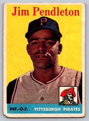1958 Topps #104 Jim Pendleton Pittsburgh Pirates | eBay
