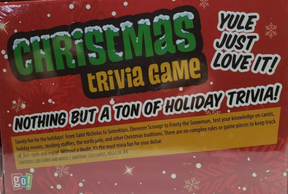 Christmas Trivia Game A Perfect Ho Ho Holiday Gift Holiday Game Night ...
