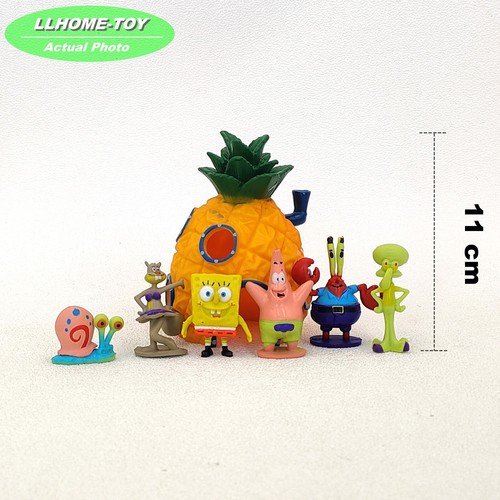 Anime Patrick Star Sandy Cheeks Pineapple house 7pc Fish Tank ...