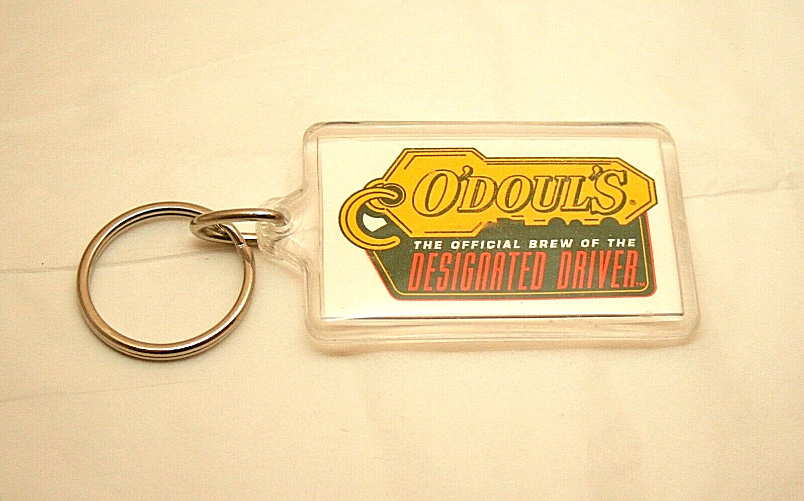 O'DOULS Designated Driver Premium Beer Brewing Ad Plastic Fob Key Chain ...
