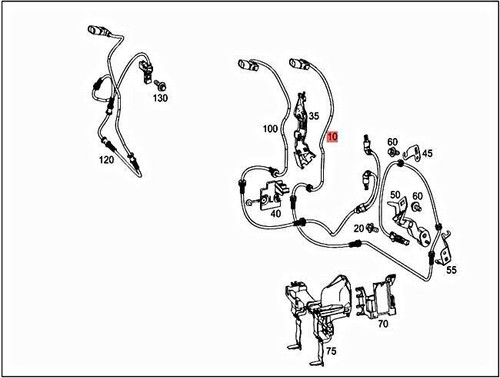 Genuine MERCEDES X222 A217 C217 S-CLASS W222 Rpm sensor 2229059605 | eBay