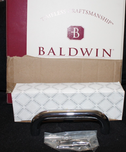 Baldwin Traditional 2540-260 Door Handle Pull 5.5" CTC Polished Chrome ...