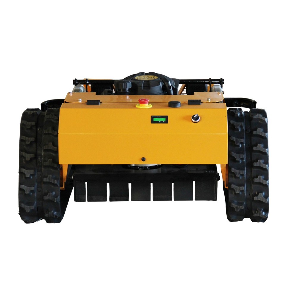 225CC 9HP 22" Robotic Remote Control Gas Lawn Mower Tracked 4WD Zero ...