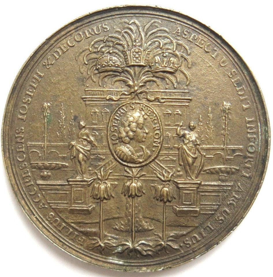 [R3944] Medaille o.J., RDR, Auf Krönung Joseph I. zum Römisch Deutschen ...