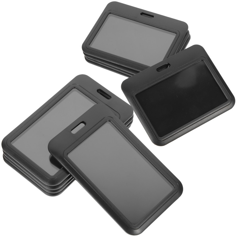 10Pcs Slide Open Card Holder Name Badge Holders ID Card Holder Slide ...