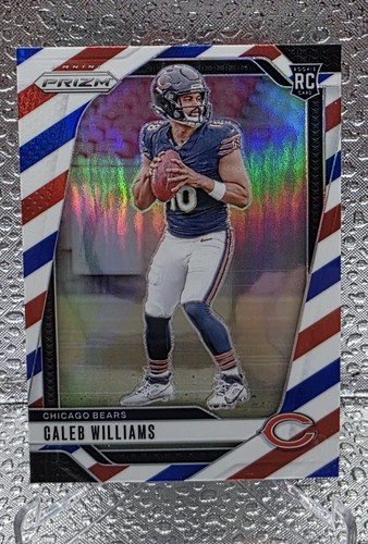 2024 Panini Prizm Caleb Williams RED WHITE AND BLUE PRIZM RC ROOKIE ...