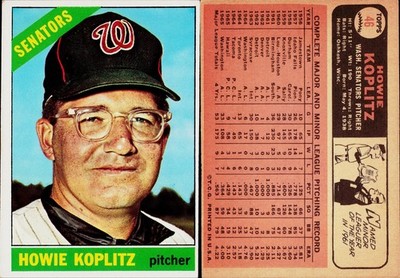 1966 Topps Baseball Card #46 Howie Koplitz | eBay