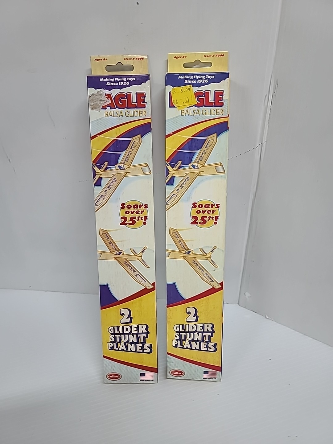 Lot of 2 Guillow's Jetfire Twin Packs (4 Balsa Wood Toy Gliders Total ...