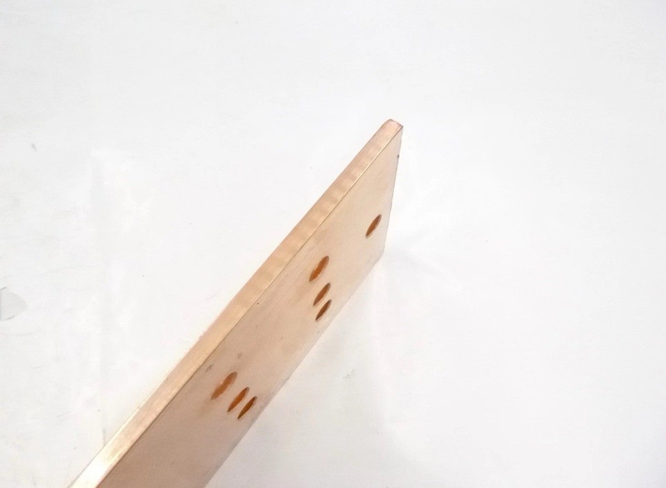 nVent Erico EGBA14412CC Grounding Bar 12" x 4"x 0.25" GROUNDING BAR ...