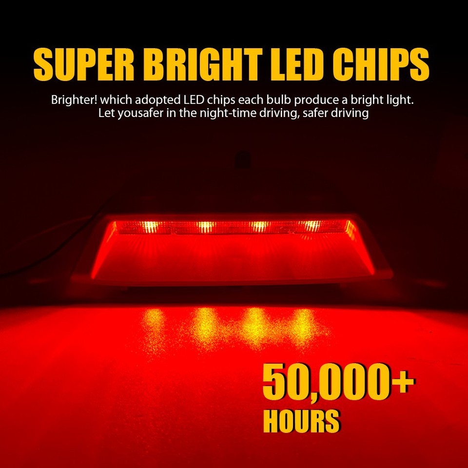 For 2013-2018 Nissan Altima Sedan Center Mount LED 3rd Third Rear Brake ...