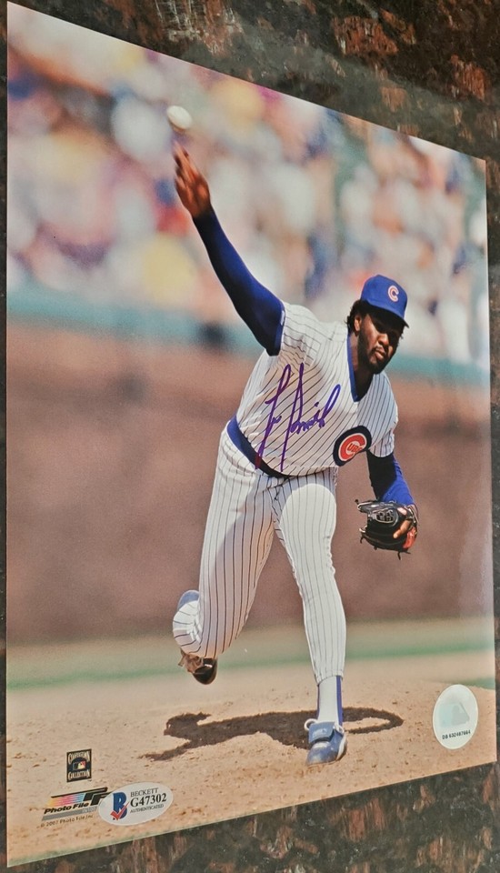 Lee Smith Beckett COA Autograph 8x10 Photo MLB Chicago Cubs | eBay