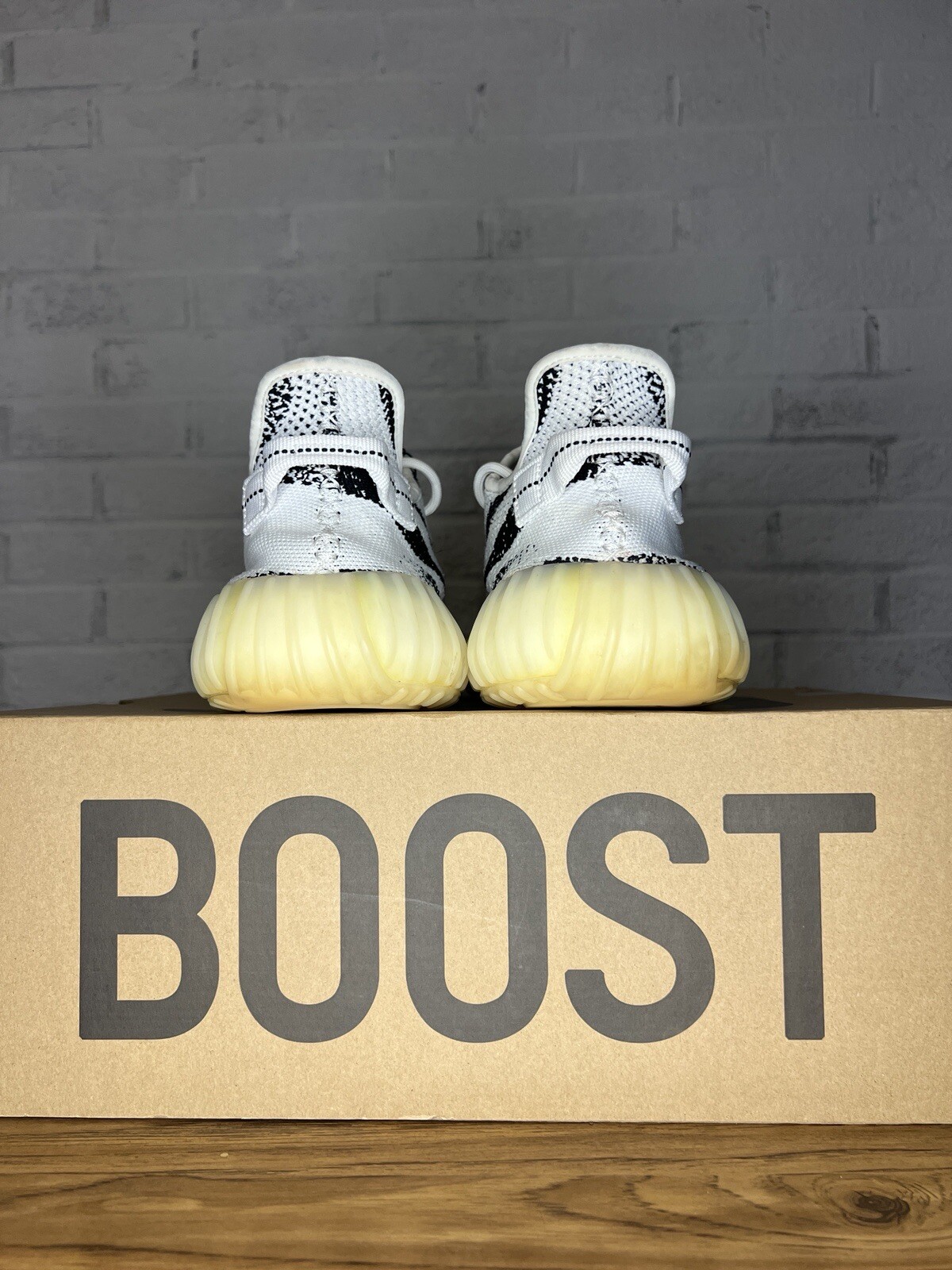 Adidas Yeezy 350 V2 Zebra Boost Size 14 White/Black/Red CP9654 | eBay