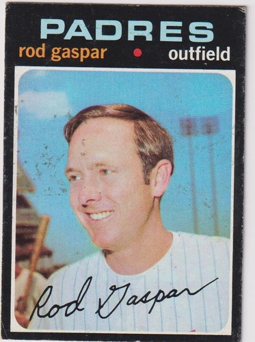 1971 Topps MLB #383 Rod Gaspar Padres Mets | eBay