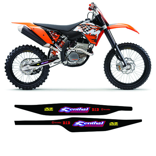 KTM SX-SXF-EXC 125 250 450 SWINGARM DECAL FACTORY GRAPHICS DID RENTHAL ...