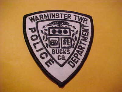 WARMINSTER TWP. PENNSYLVANIA POLICE PATCH SHOULDER SIZE UNUSED | eBay