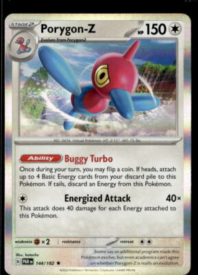 Pokemon Porygon-Z 144/182 Paradox Rift Holo Rare 3 Card Lot | eBay