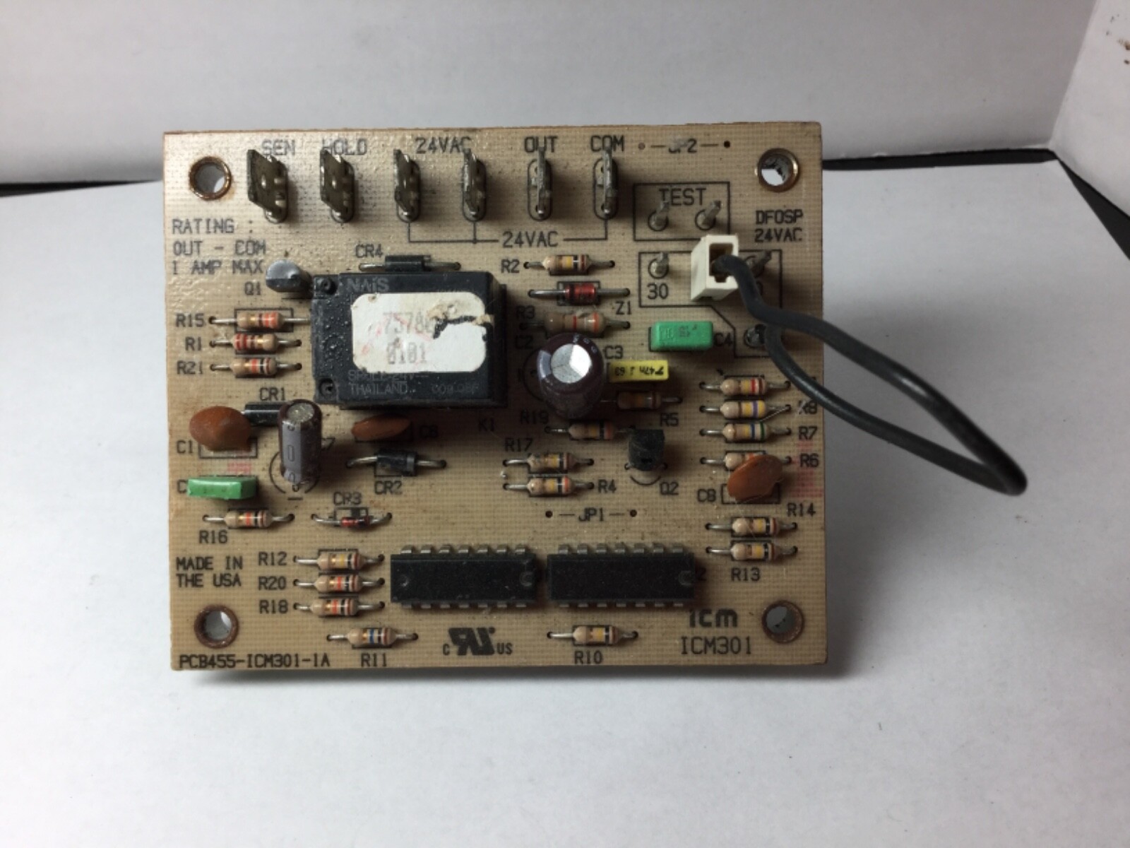ICM RHEEM RUUD Defrost Control Board PCB455-ICM301-1A ICM301 30 DAY ...