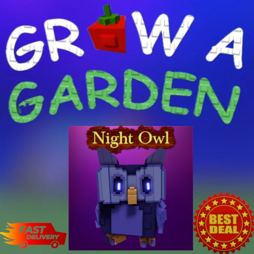🔥GROW A GARDEN Roblox Limited Night Owl | Fast & Easy | eBay