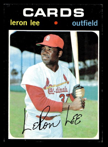1971 Topps #521 Leron Lee Ex-Mint Cardinals | eBay