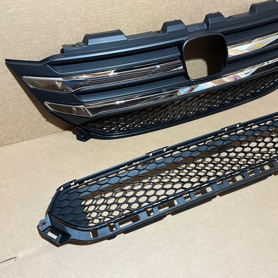 6PC Set 2016-2018 HONDA PILOT Front Bumper Upper & Lower Grille NEW | eBay
