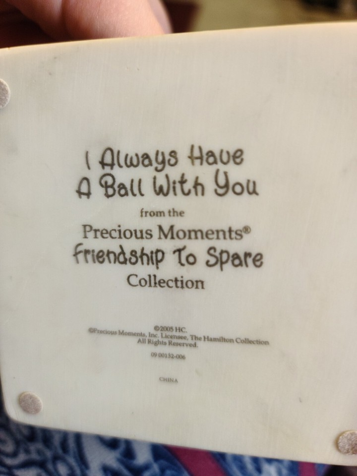 Precious Moments I Always have a Ball with You Friendship to Spare ...