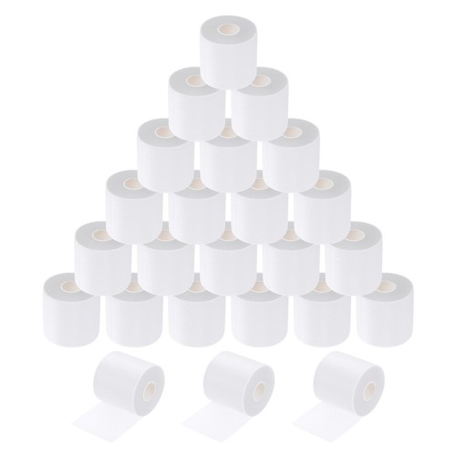 24 Rolls 30 Yards Foam Pre Wrap Athletic Tape Sports Prewrap, White ...
