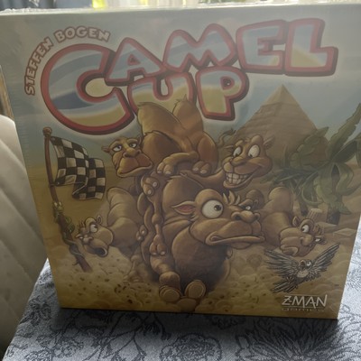 Camel Up Board Game 100% Complete Sealed Cards Z-Man Games 2014 Steffen ...