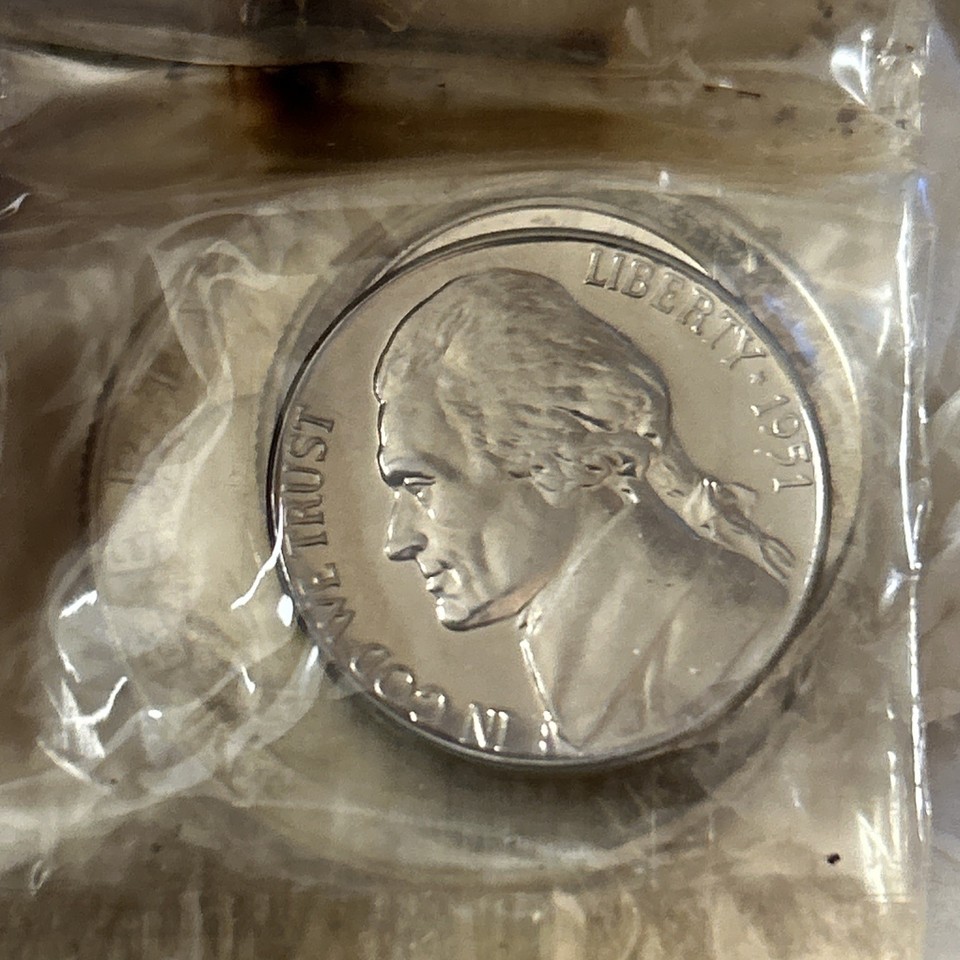 1951 U.S. Silver Proof Set ~ In Original Box with Cellophane & Tissue ...