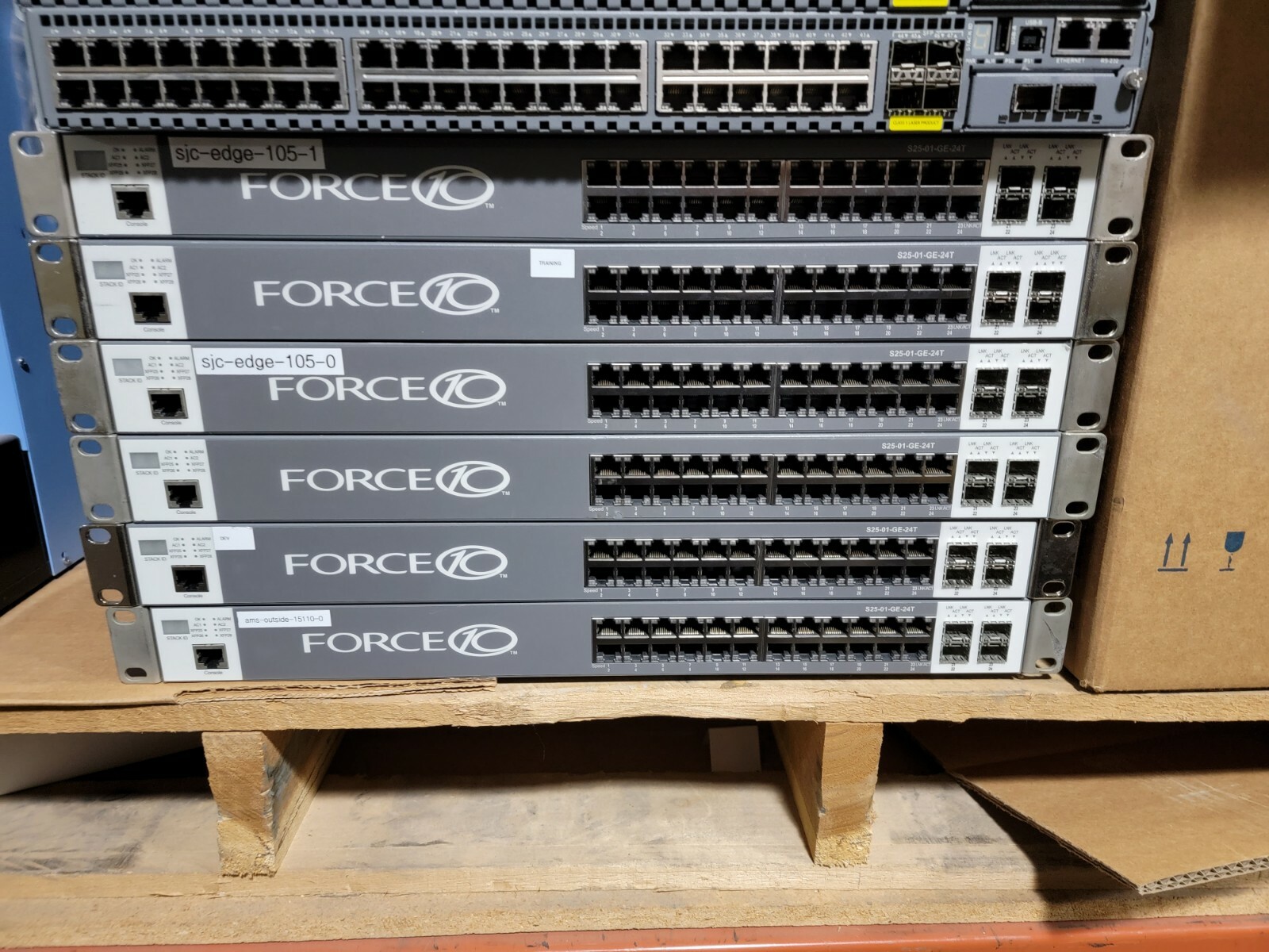 Dell Force10 S25 S25-01-GE-24T 24 Port Gigabit Network Switch | eBay