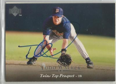 Minnesota Twins TODD WALKER autographed 1994 Upper Deck | eBay