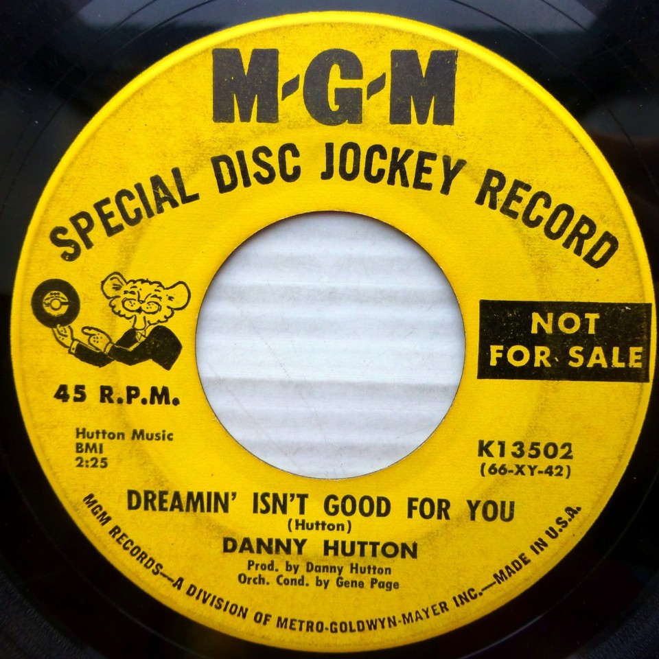 Danny Hutton M-G-M strong vg PROMO pre 3 Dog Night FUNNY HOW LOVE CAN ...
