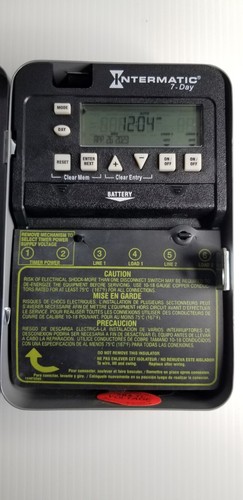 Intermatic ET1725C Multi-Voltage Supply Two Channel 7-Day Timer | eBay