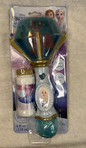Disney Frozen Elsa Lights and Sounds Bubble Wand 4oz - New | eBay