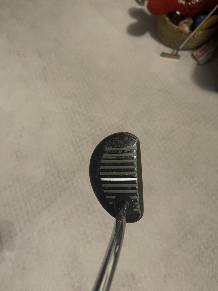 Left Handed RAM Black Zebra Face-Balanced Putter - Original Zebra Grip ...