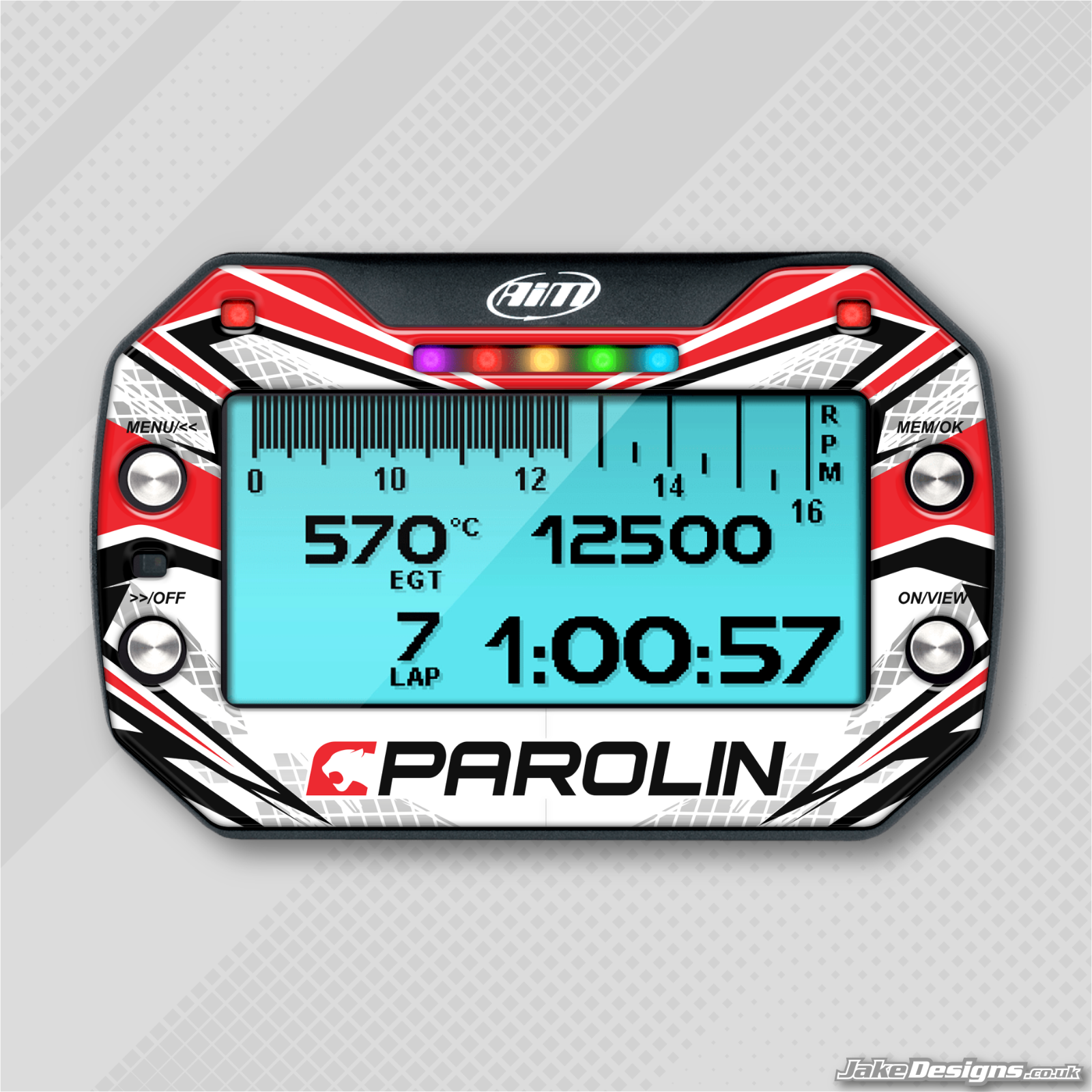 PAROLIN STYLE GEL STICKER FOR MYCHRON 5 - KARTING | eBay