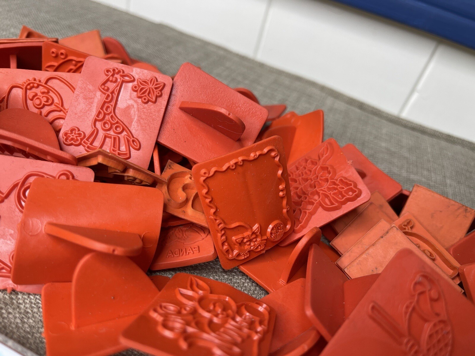 Vintage Rose Art Rubber Stamp Collection Washable Set Orange 80+ Ink ...