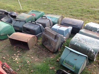 JOB LOT OF CYLINDER MOWER GRASS BOXES ALL BRANDS ( APPROX 16 ) | eBay UK