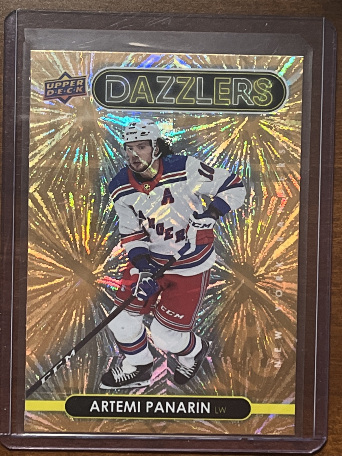 2021-22 Upper Deck Artemi Panarin Dazzlers Orange #DZ-31 New York ...