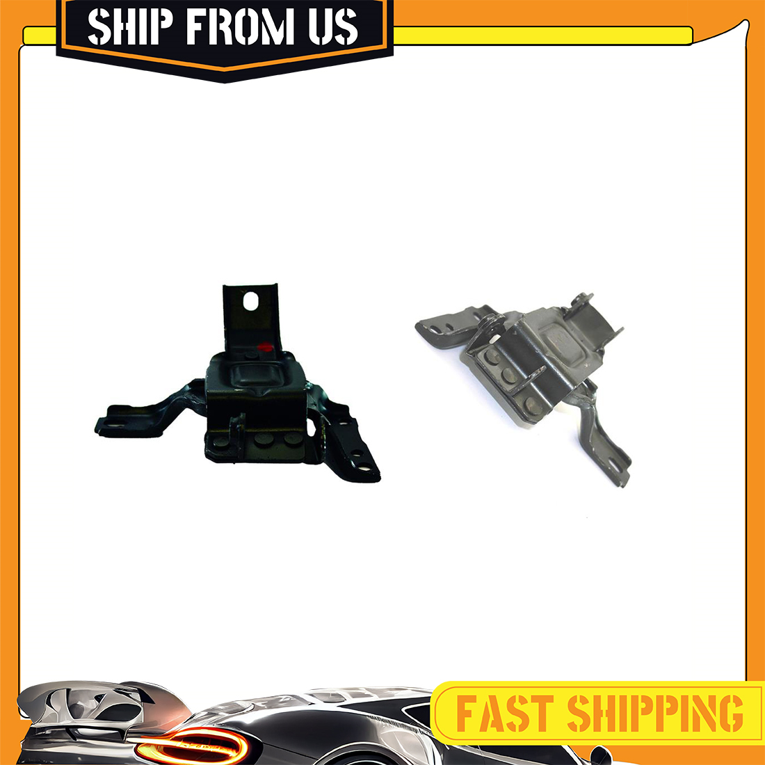 DEA 2X Front Pair Engine Motor Mounts Fits 1991-1997 Lincoln Town Car ...