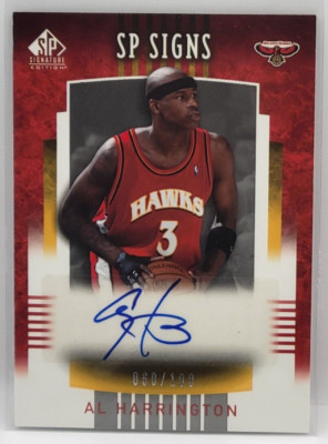 04-05 SP Signature Edition SP Signs Al Harrington Autograph #60/100 ...