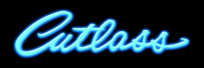 Oldsmobile Cutlass Script NEW Sign 12"x36" USA STEEL XL Size - 4 lbs | eBay