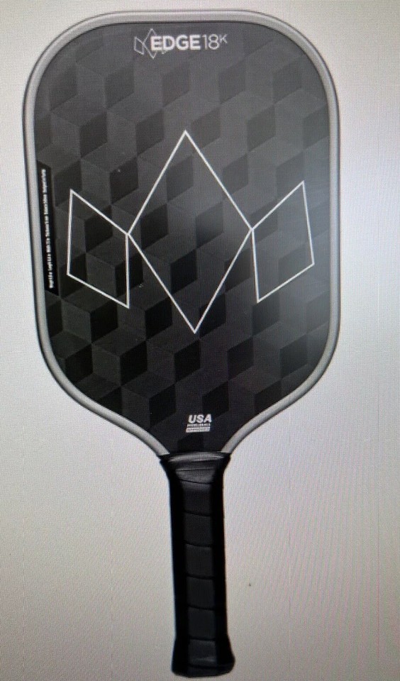 Diadem Sports, Edge 18K Speed Pro Pickleball Paddle, Raw Carbon/Silver ...