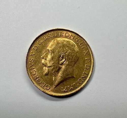 22K YELLOW GOLD 3D GEORGIVS V D.G.BRITT: OMN: REX F.D.D.IND.IMP 1926 ...