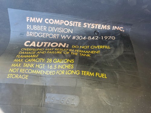 Fuel Bladder - 28 Gallon - Collapsible Fabric Fuel Tank - Fuel Blivet ...