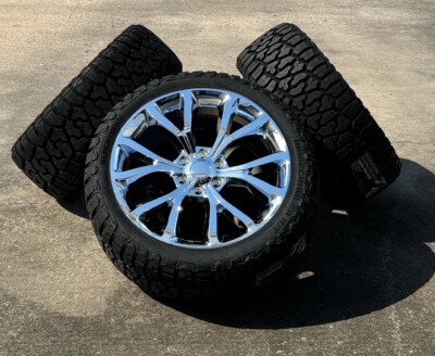 Ford F150 Expedition 22" Chrome Snowflake Replica Wheels Ridgecrawler ...