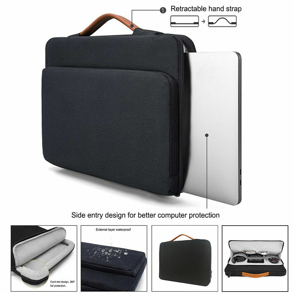For 13" 13.3" 14" Macbook Laptop Notebook Carrying Sleeve Case Handbag ...