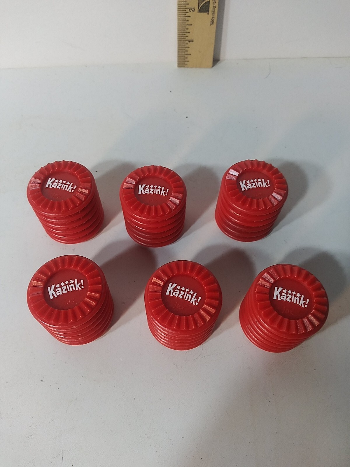 Kazink Board Game Replacement Pieces Red Chips...36 Chips...Ships Fast ...