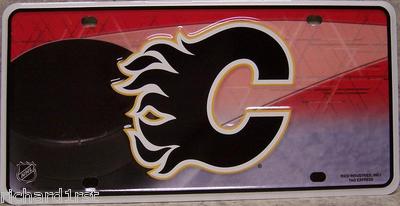 NHL Aluminum License Plate Calgary Flames NEW | eBay