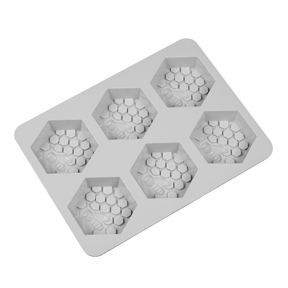 Ice Cube Mold New Silicone Molds for Soaps Diy Honeycomb Cake Beehive ...